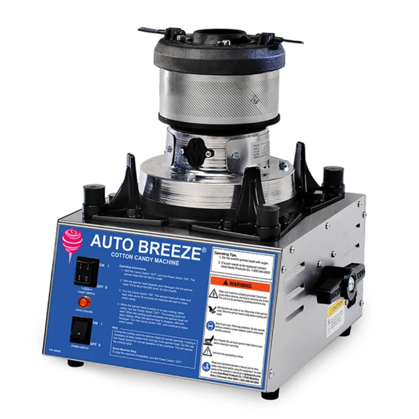 Gold Medal 3052-00-000 Auto Breeze Cotton Candy Machine w/ Stainless C ...