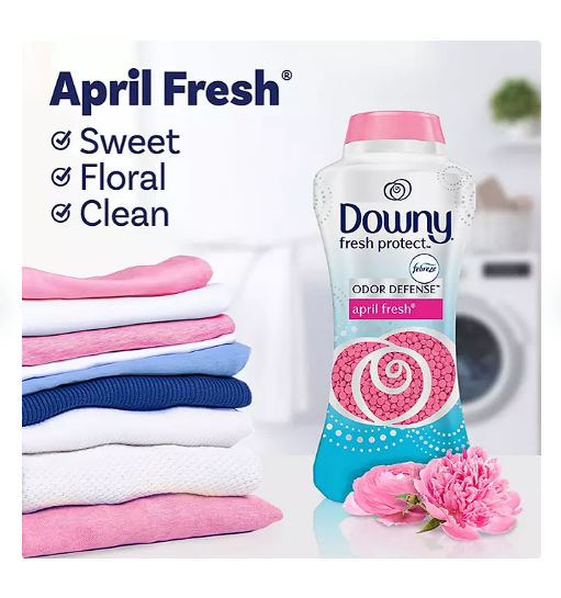 Downy Fresh Protect In-Wash Scent Booster Beads, April Fresh (34 oz ...