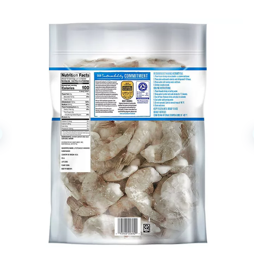 Member's Mark Frozen Raw Easy Peel ( 3 lbs.) – Openbax