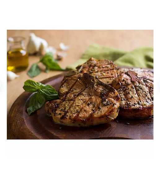 Member’s Mark Pork Loin Bone-In Center Cut Chops, Tray (priced per pou ...
