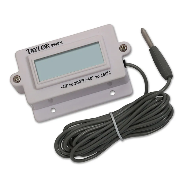 Taylor 9940N Digital Panel-Mount Thermometer w/ -40 to 300 Degree Capa ...