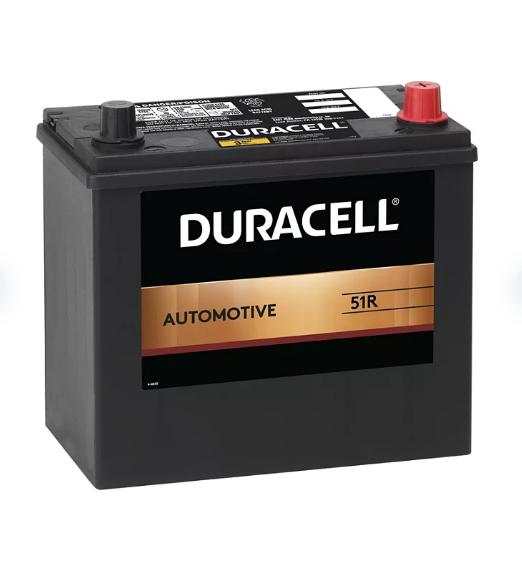 Duracell Automotive Battery, Group Size 51R – Openbax