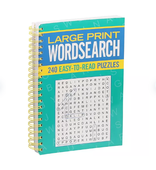 Large Print Wordsearch - 240 Puzzles – Openbax