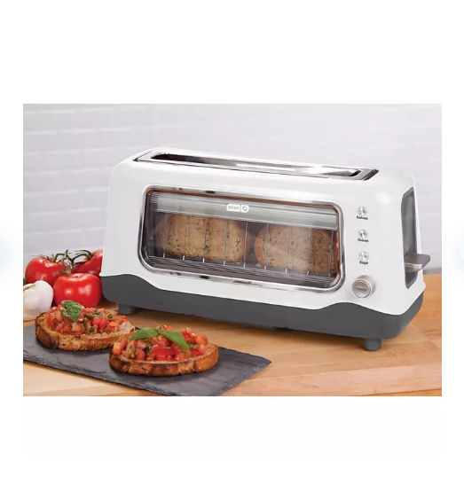 Dash Clear View Toaster: Extra Wide Slot Toaster with See Through Wind ...