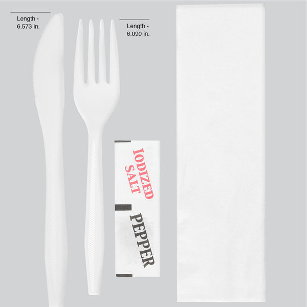 Member's Mark White Plastic Cutlery Packets (200 ct.) – Openbax