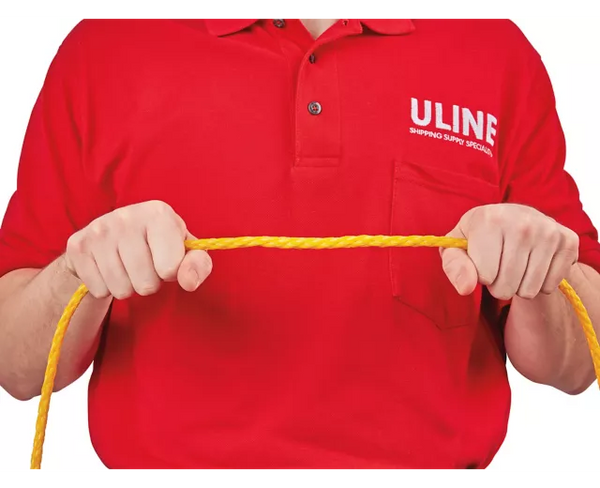 Twisted Polypropylene Rope - 3⁄8" x 600', Yellow – Openbax