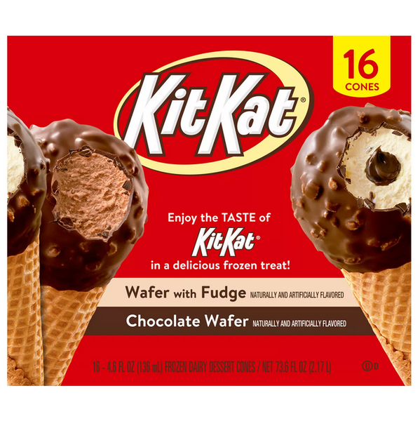 Kit Kat Drumstick Ice Cream Cones Variety Pack Frozen (16 ct.) – Openbax