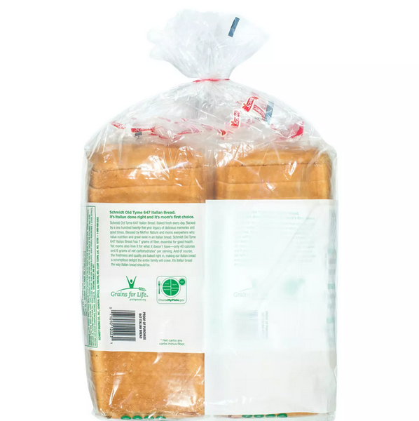 Schmidt Old Tyme 647 Italian Bread (18oz per 2pk) – Openbax