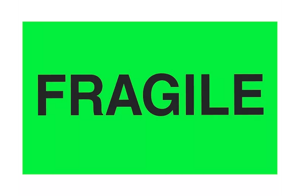"Fragile" Label - 3 x 5" – Openbax
