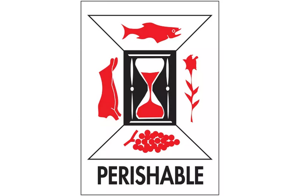 International Safe Handling Labels - "Perishable", 3 x 4" – Openbax