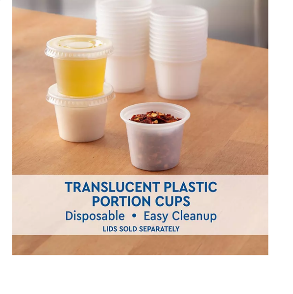 Member's Mark Translucent Plastic Portion Cups (1 fl. oz., 2,500 ct ...