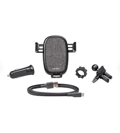 Ventev Wireless Qi Car Charging Kit with 3 Mounting Options – Openbax
