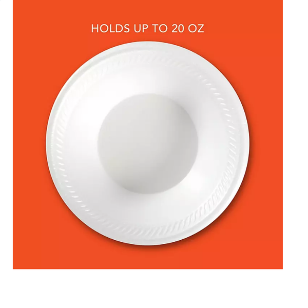 Hefty Supreme Large Foam Bowls (20 oz., 120 ct.) – Openbax