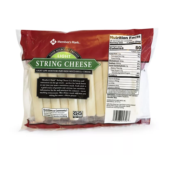Member's Mark Light String Cheese (36 ct.) – Openbax