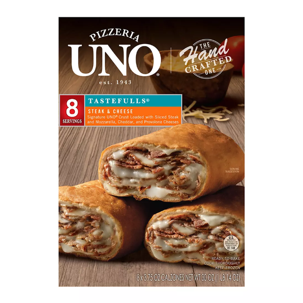 UNO Pizzeria & Grill Tastefulls Steak & Cheese Wraps. 8 ct. 3.75 oz ...