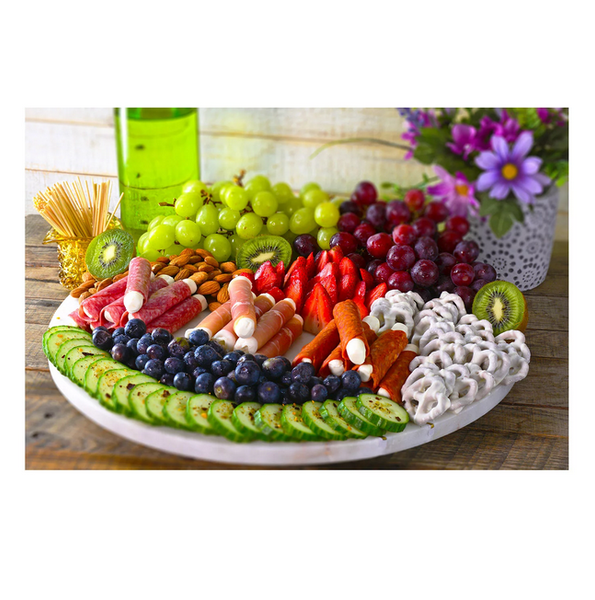 Formaggio Cheese Artisan Meat and Mozzarella Variety Wrap Tray (22 oz ...