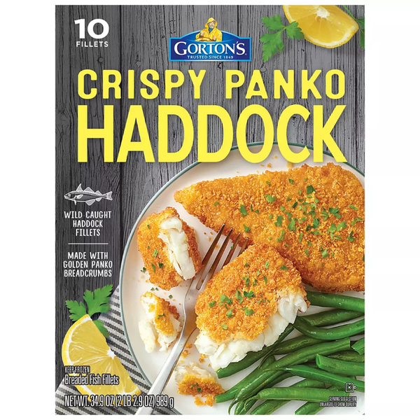 Gorton's Panko Breaded Haddock Fillets. 10 ct. – Openbax