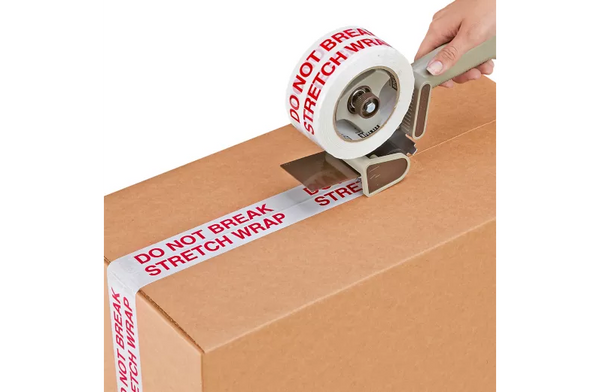 Preprinted Tape - "Do Not Break Stretch Wrap", 2" x 110 yds. Mil 2.2 R ...