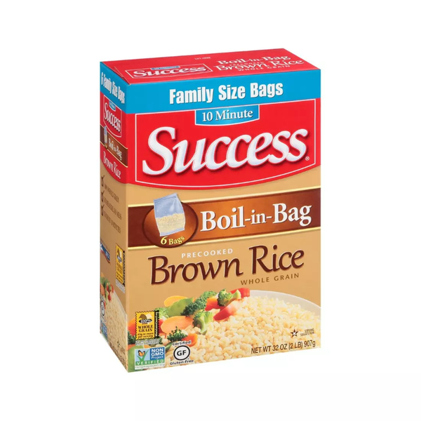 Success Rice Boil-in-Bag Whole Grain Brown Rice 32 oz. – Openbax