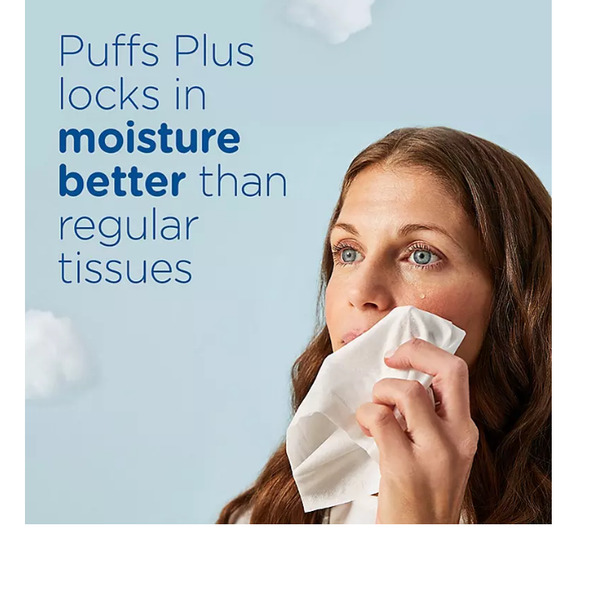 Puffs Plus Lotion Facial Tissues (72 tissues/cube, 12 mega cubes) – Openbax