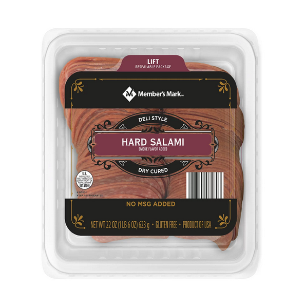 Member's Mark Hard Salami. Sliced (22 oz.) – Openbax