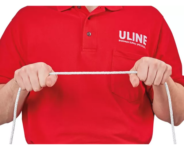 Solid Braided Nylon Rope - 1⁄4" x 500', White – Openbax