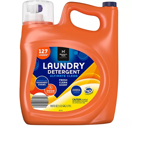 Member's Mark Liquid Laundry Detergent, Ultimate Clean Fresh Scent (19 ...