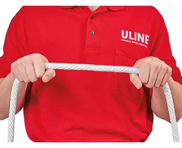 Solid Braided Nylon Rope - 5⁄8" x 500', White – Openbax