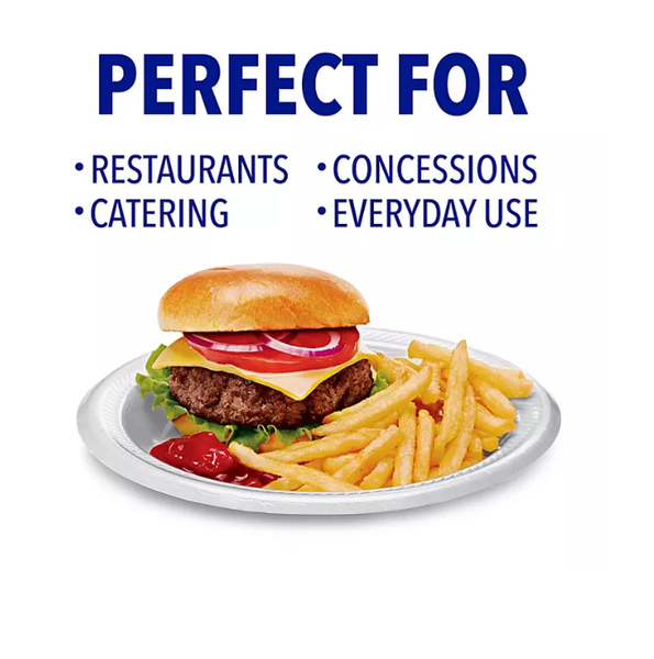 Hefty Supreme Foam Disposable Lunch Plates, 8 7/8" (250 ct.) – Openbax
