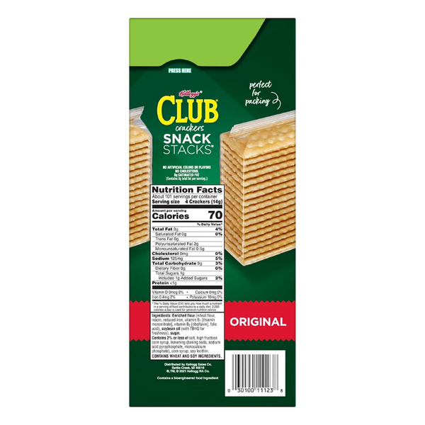 Keebler Club Cracker Snack Stacks. 24 ct. – Openbax