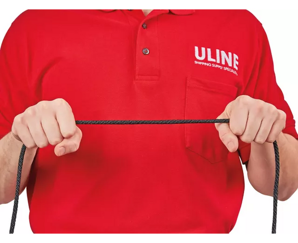 Solid Braided Nylon Rope - 1⁄4" x 500', Black – Openbax